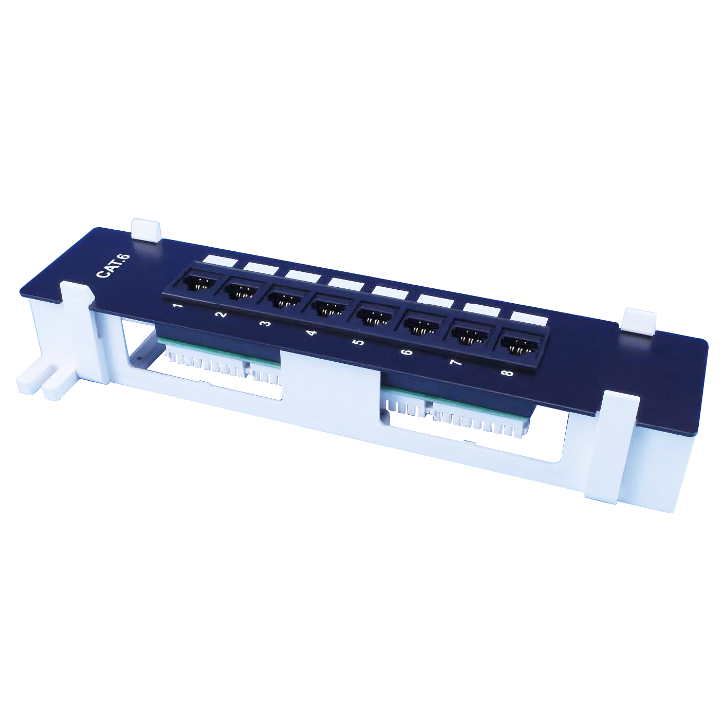 8埠PATCH PANEL CAT6 - 越祥光電 Yueh Shyang